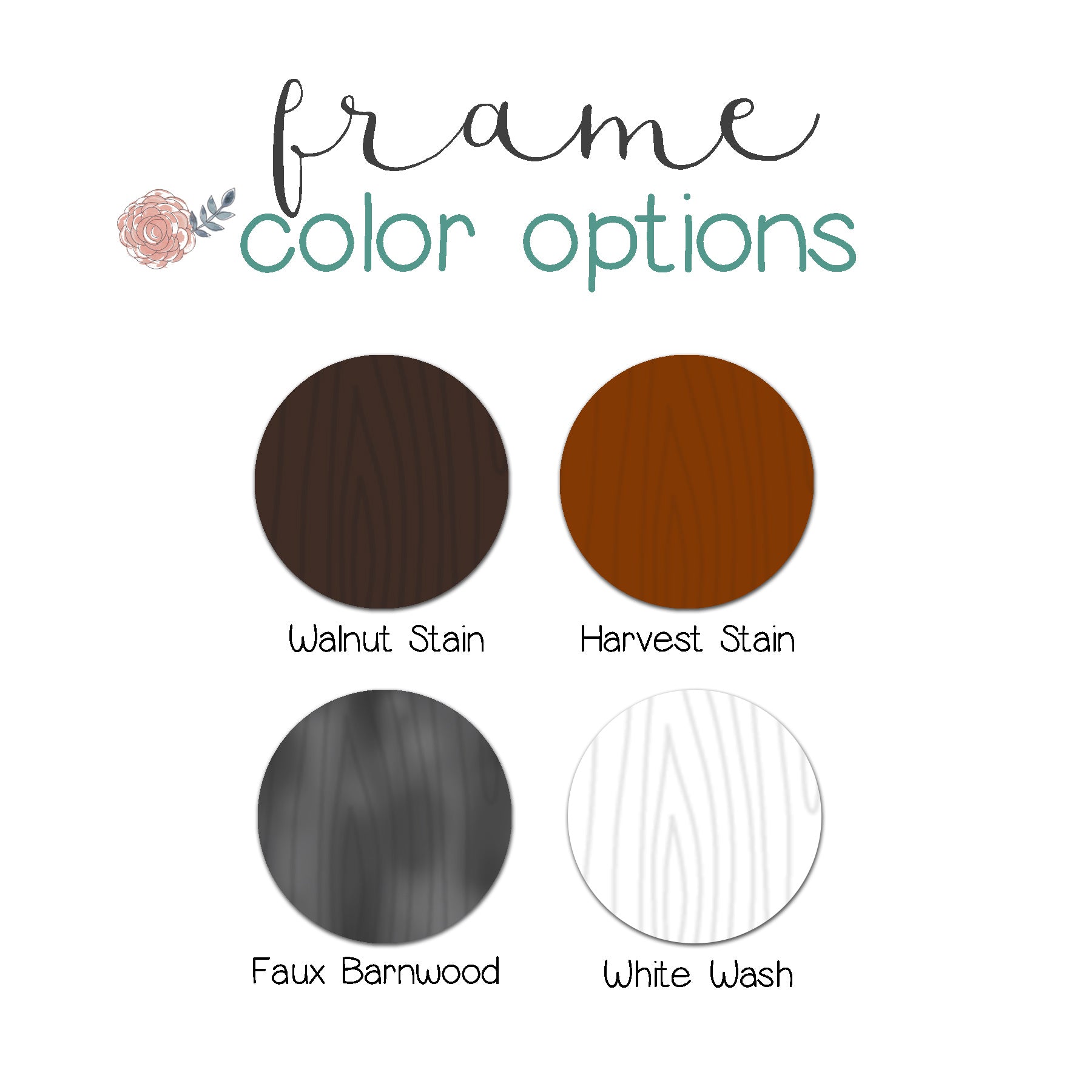 frame color options